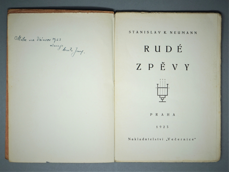 Neumann, Stanislav Kostka und Capek, Josef - Illustr. – Rudé zpvy (Rote ...
