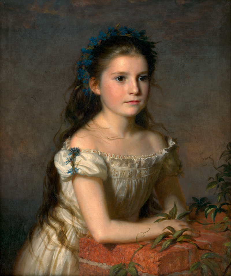 Deutsch – um 1880. Kinderbildnis der Maria Korte (verh. Jeenicke) mit ...