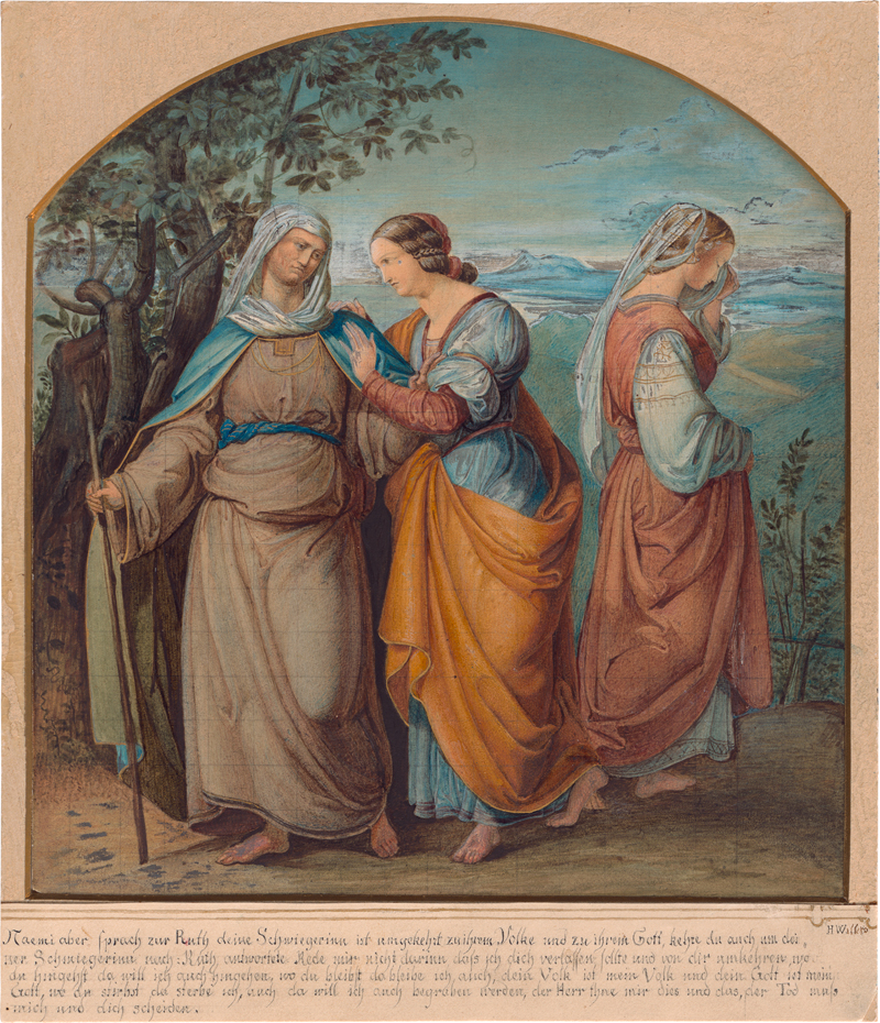 Willers, Heinrich – Ruth und Naemi in der Wüste