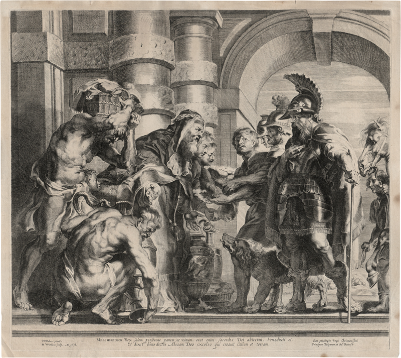 Witdoeck, Hans – Abraham und Melchizedech